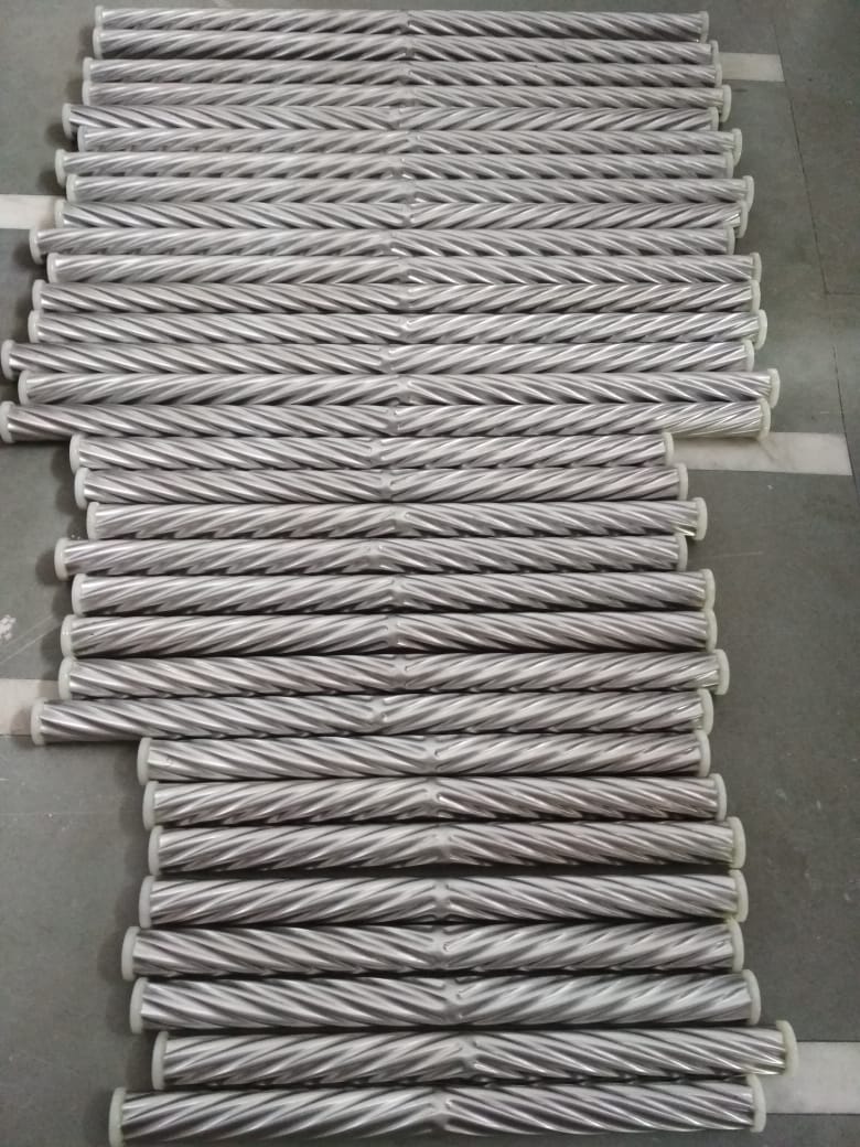 Ropeless Magnetic Ink Mixing Roller Spiral Groove Design