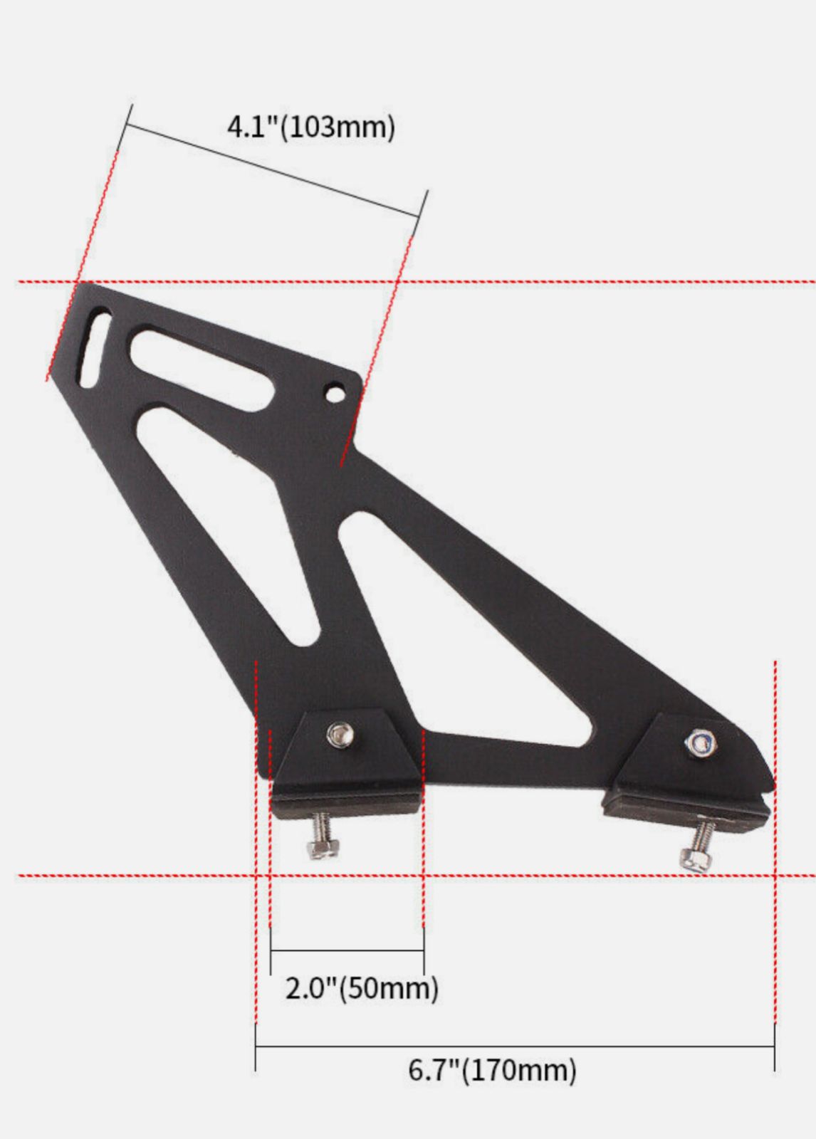 Techno Rear Wing Mount Bracket